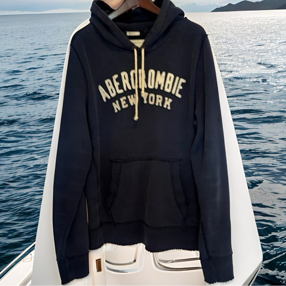 Abercrombie & Fitch | Tops | Abercrombie Fitch Heavy Cottonblend Muscle Hoodie A Classic In A ...